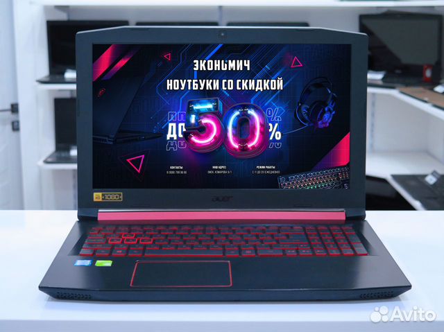 Игровой Ноутбук Acer Nitro Ryzen 7 GTX 1050Ti купить в Омске ...