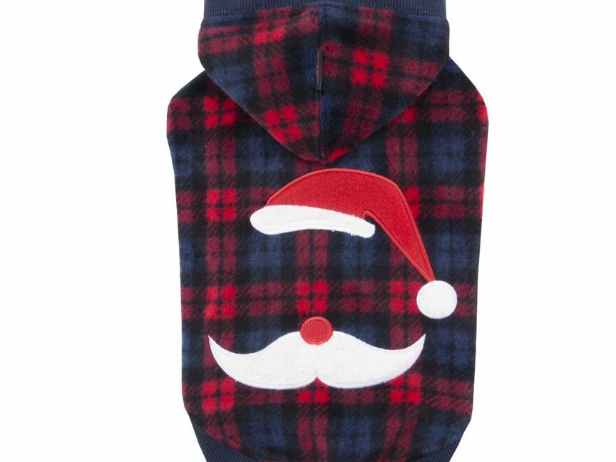 Puppia худи с капюшоном в клетку с аппликацией &qu