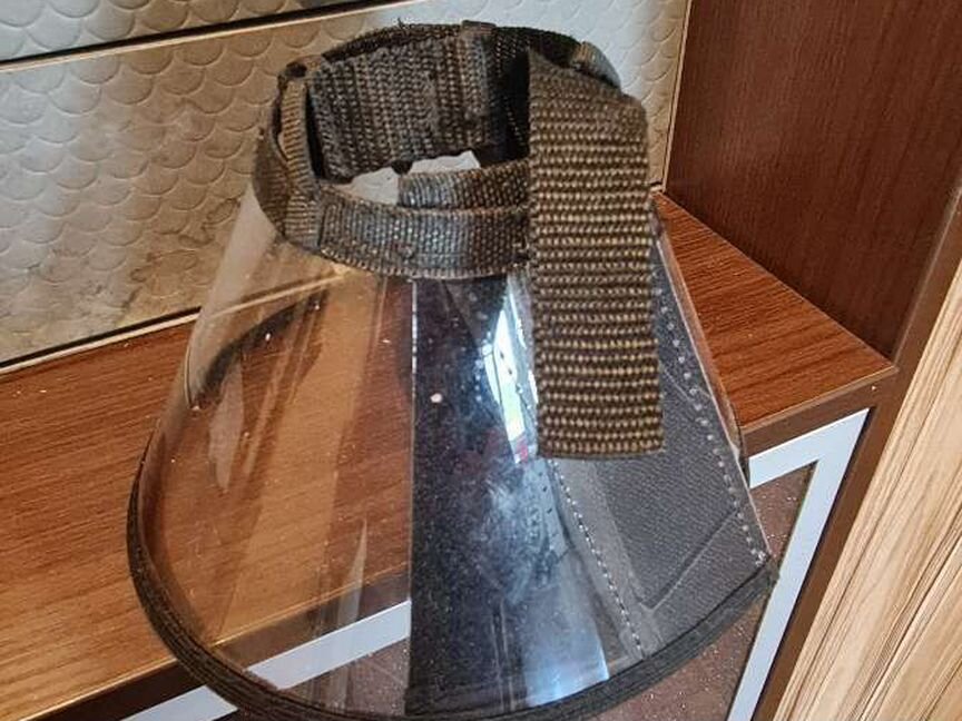 Воротник защитный на липучке с ошейник ом №12.5