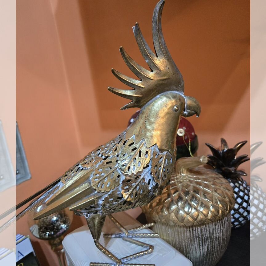 Попугай металл большой