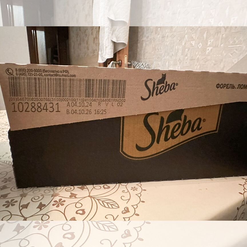 Корм для кошек sheba
