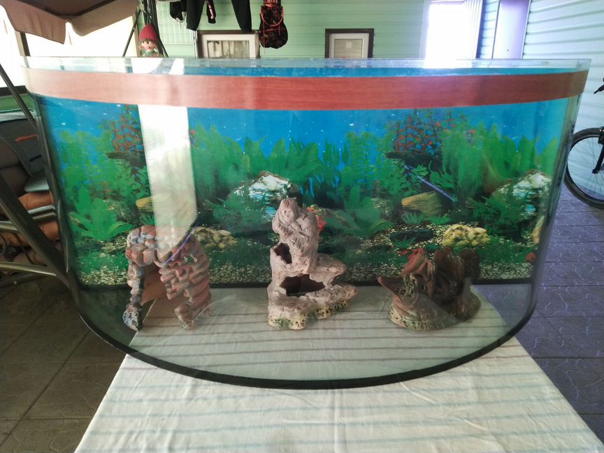 Аквариум Луна 150 л. и аквариум на 15 л