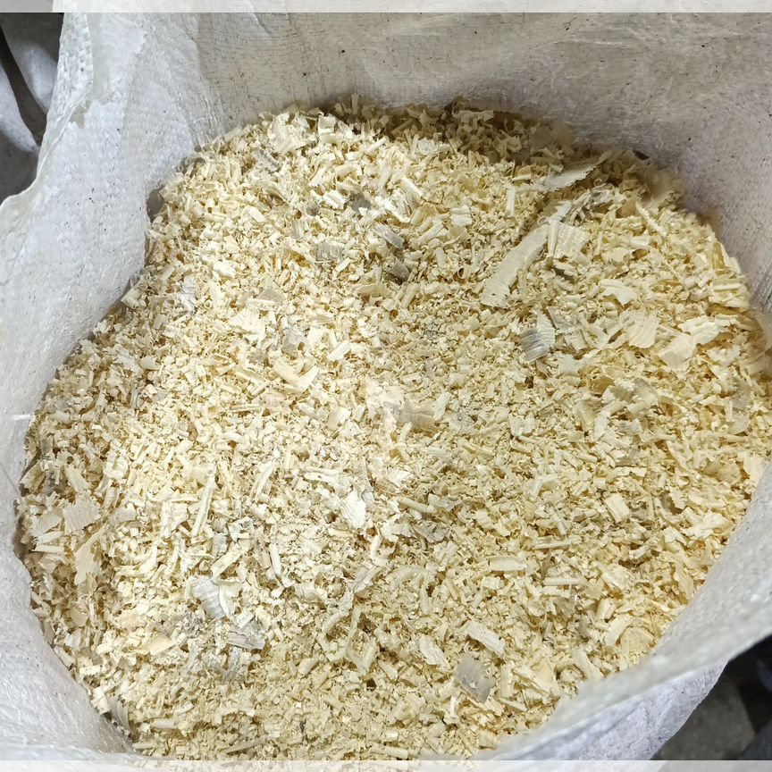 Опилки стружка в мешках сухие
