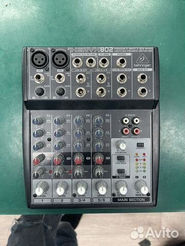 Микшерный пульт behringer xenyx 802 купить в Москве | Хобби и отдых | Авито
