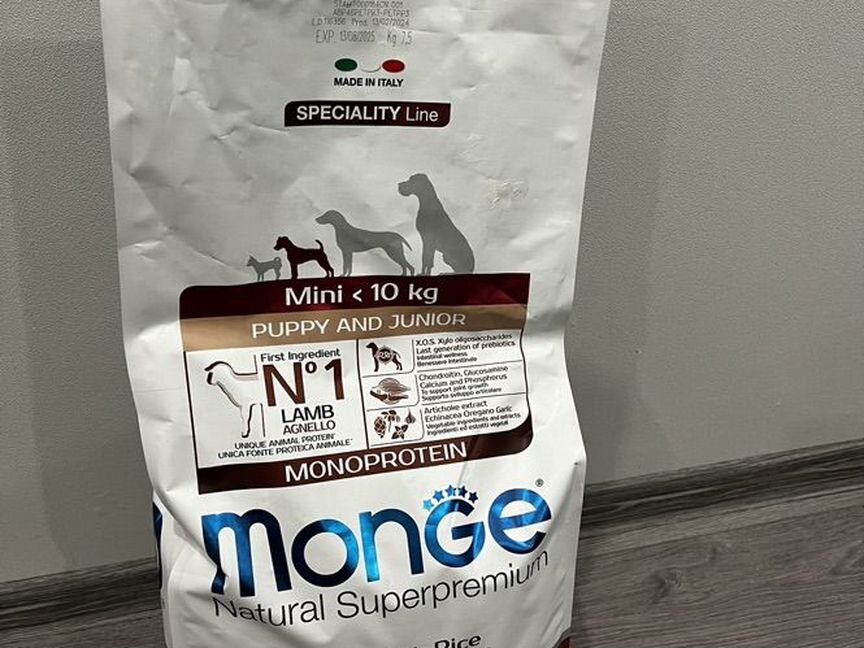 Monge Dog Speciality Puppy&Junior Mini 7.5кг