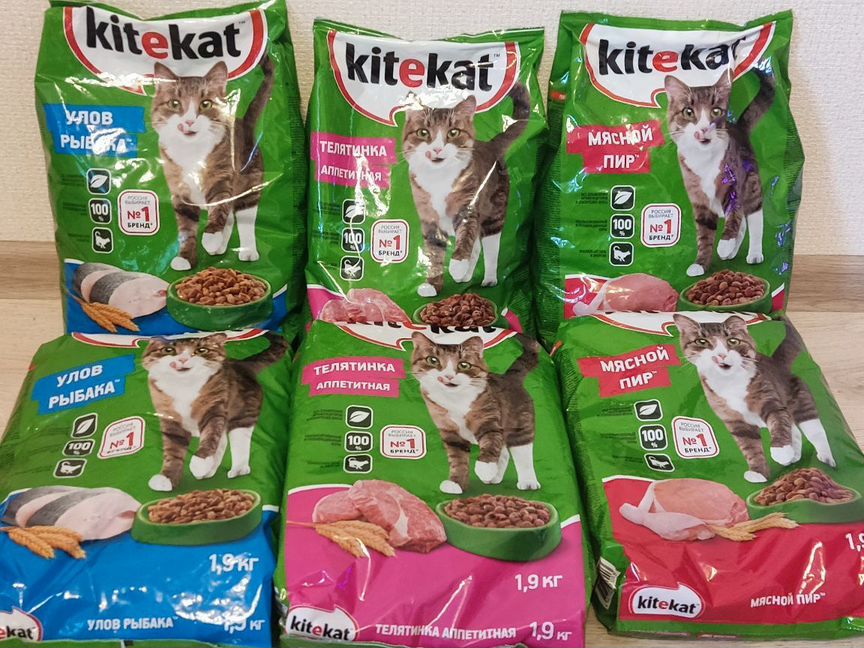 Корм для кошек KiteKet 1.9кг