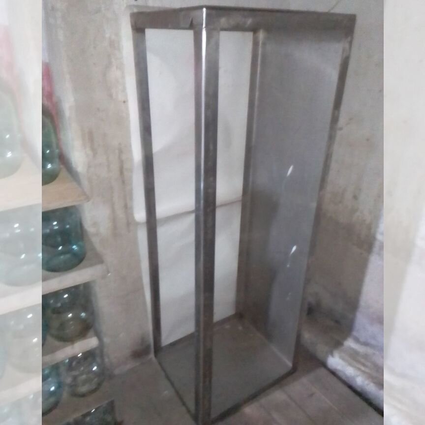 Каркас аквариума для встройки в стену нерж. сталь