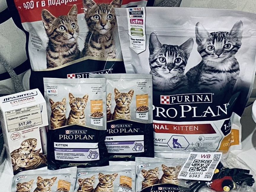 Корм proplan для котят