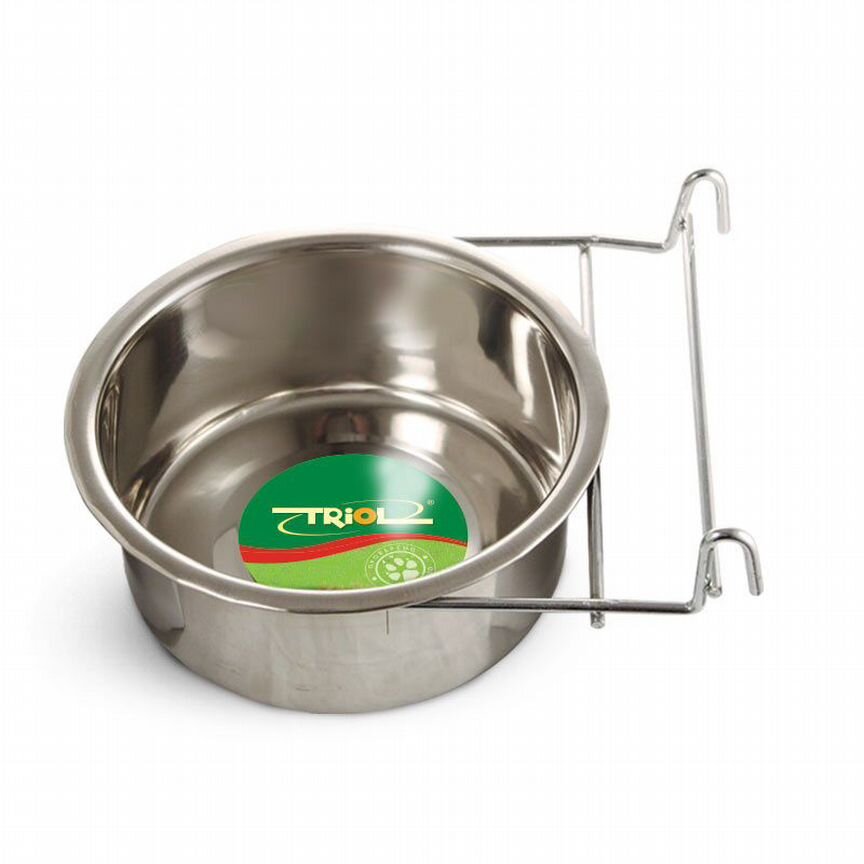 Triol миска металлическая с держателем