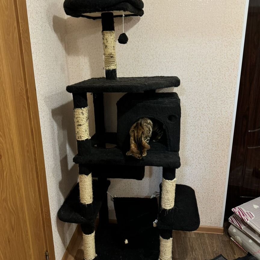 Когтеточка игровой комплекс для кошек