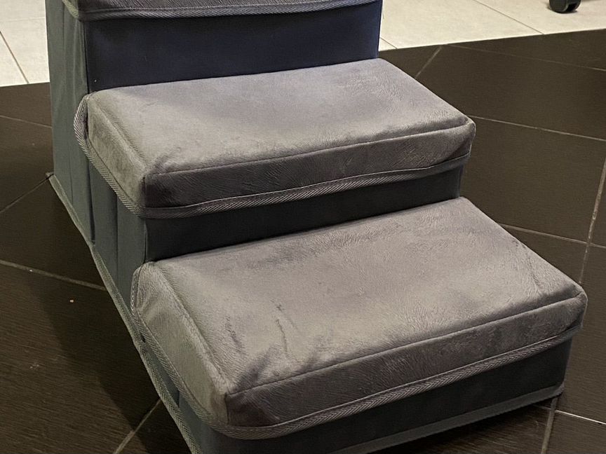 Лестница для собак прикроватная складная