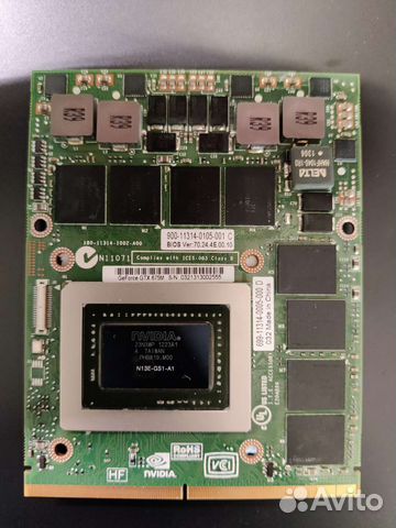 Видеокарта MXM3 GeForce GTX 675M купить в Москве | Электроника | Авито