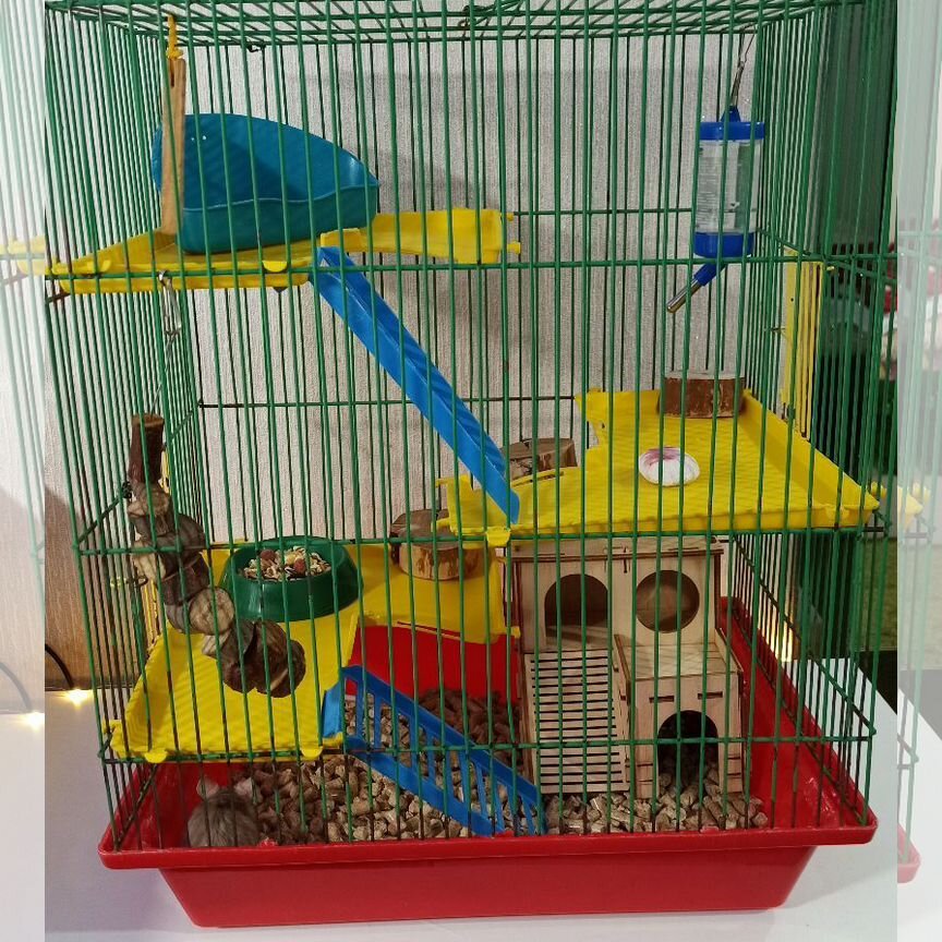 Клетка большая для грызунов с мышами