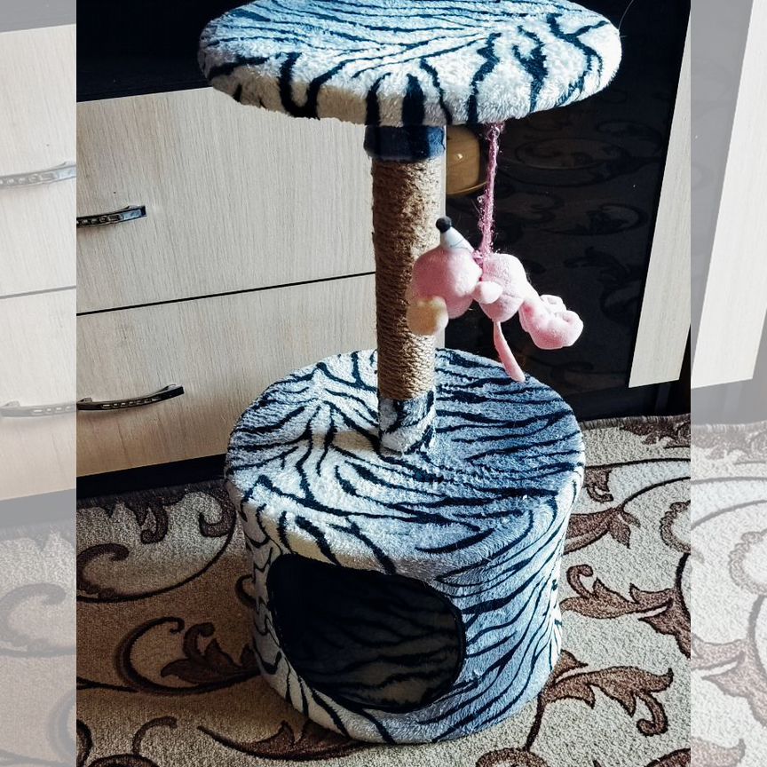 Когтеточка домик для кошки