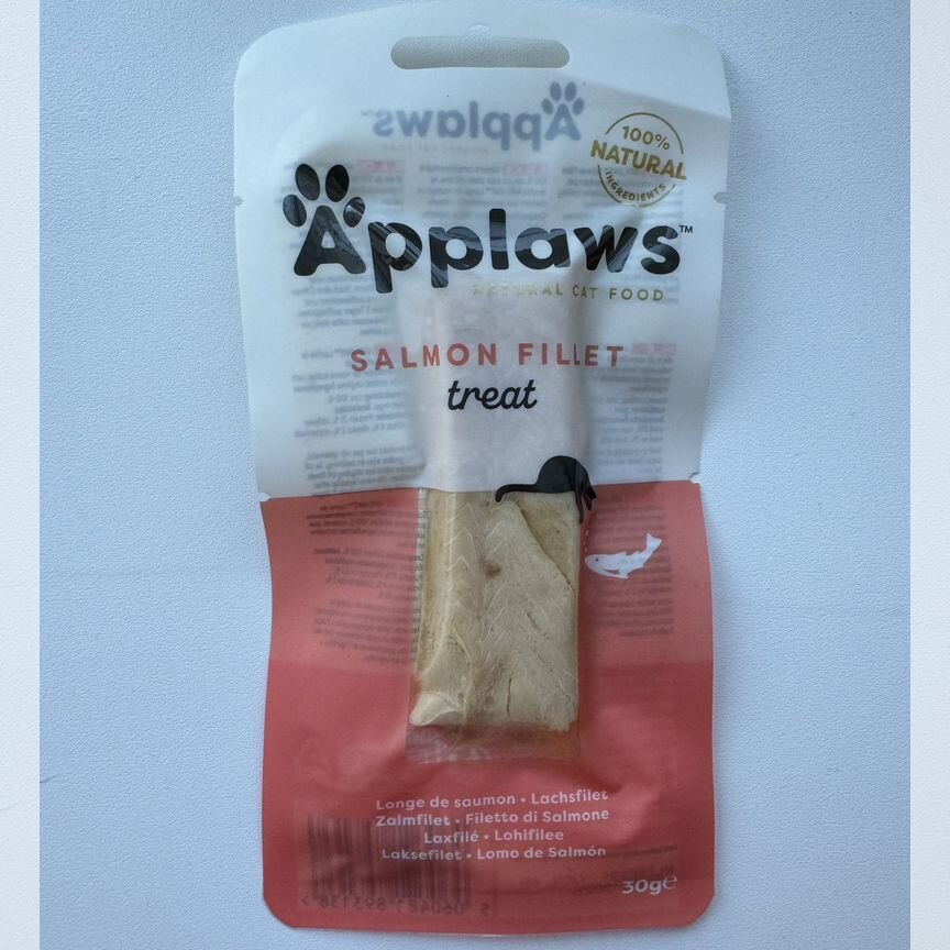 Лакомство натуральное для кошек - 100% лосось