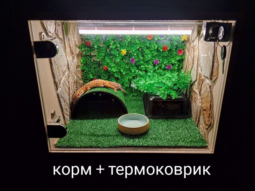 Террариум для эублефара деревянный