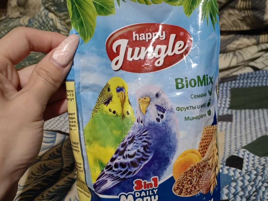 Корм для волнистых попугаев
