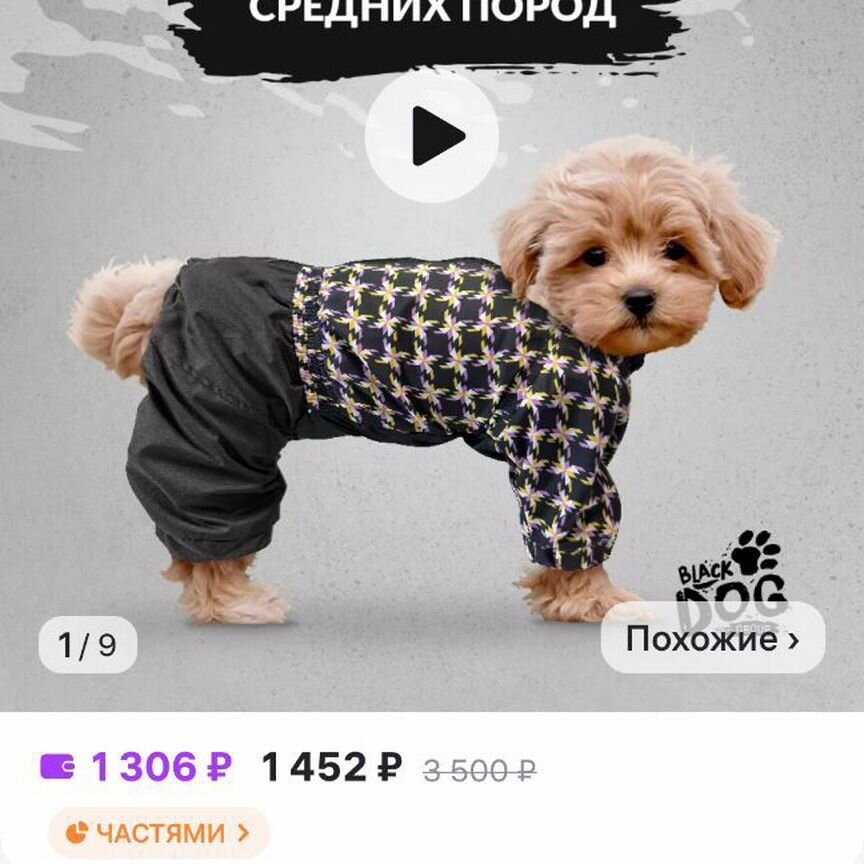 Комбинезон для собаки