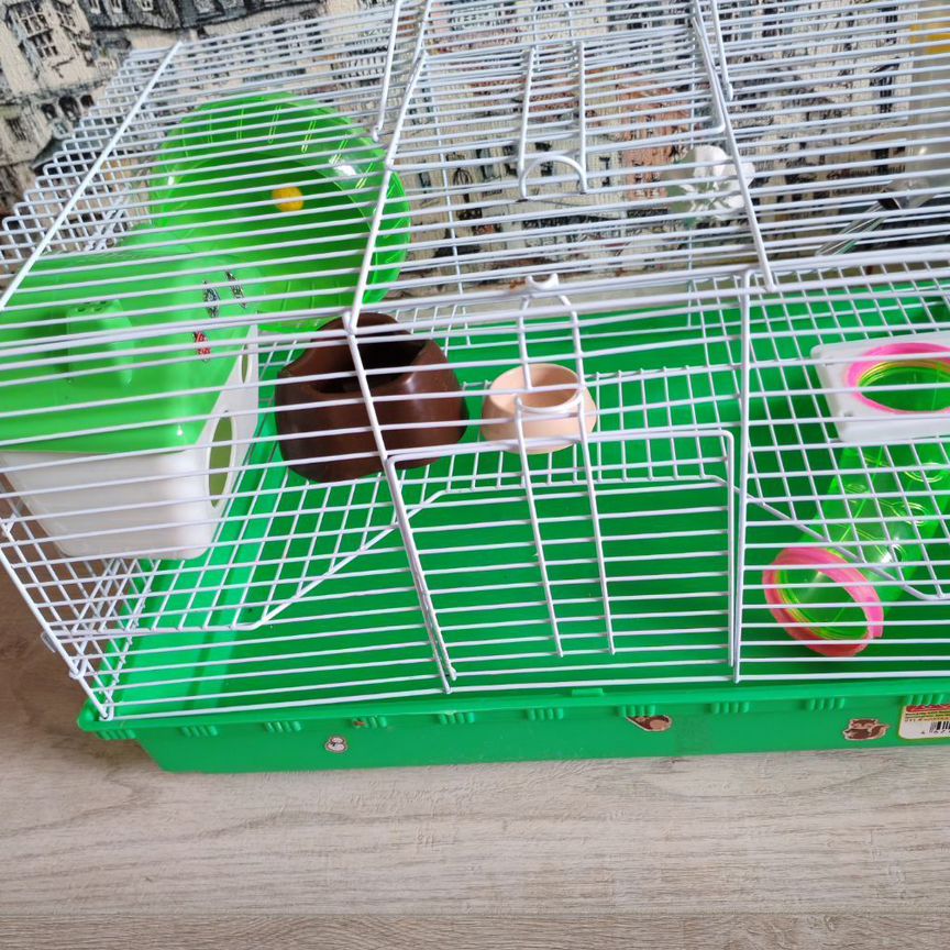 Клетка для хомяка. Со всем необходимым