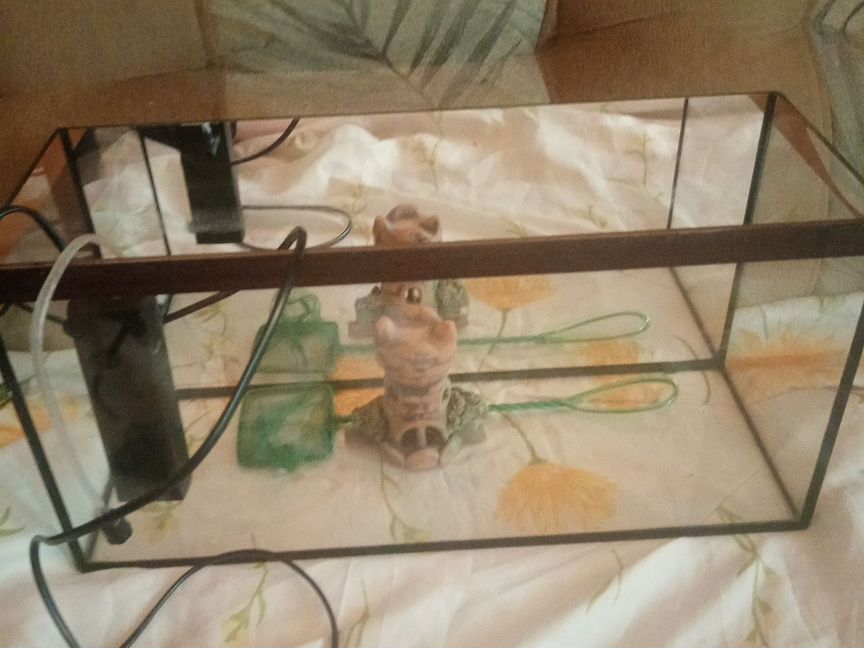 Зеркальный аквариум на 10литров