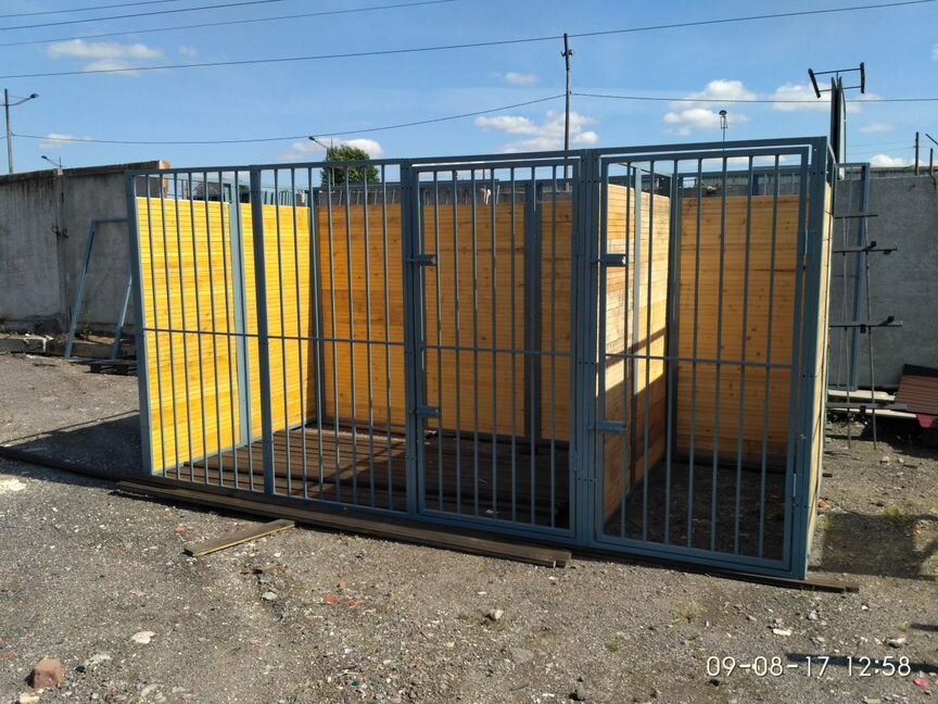 Вольер модульный(разборный) 2*4 с зимником