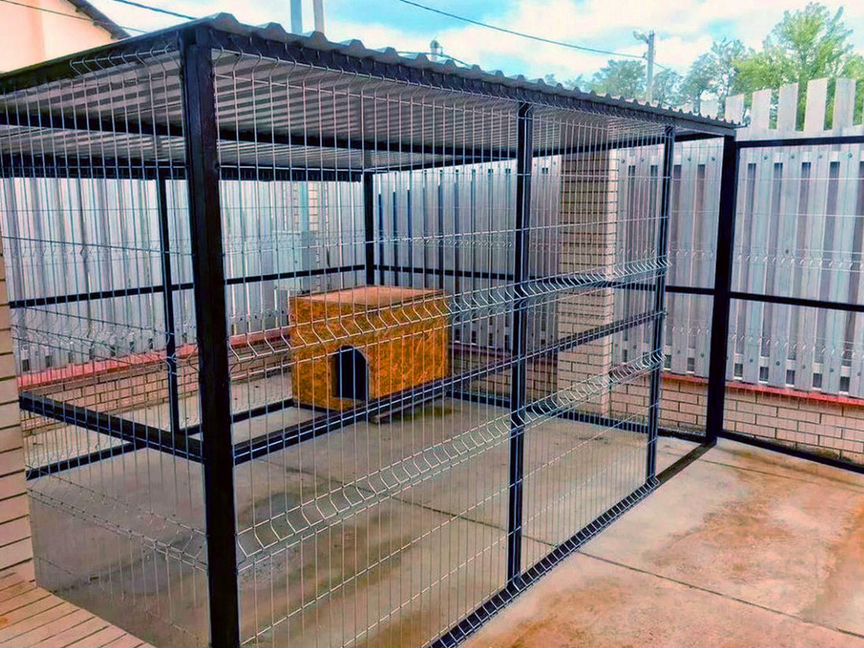 Вольер для собаки эконом железный