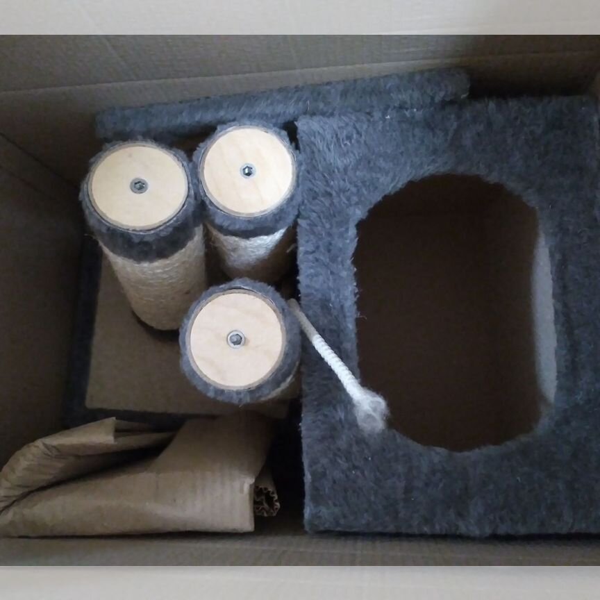 Когтеточка домик для кошки