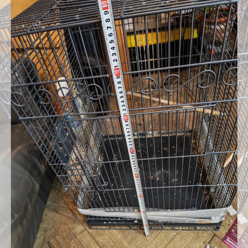 Клетка для птиц с открывающимся верхом