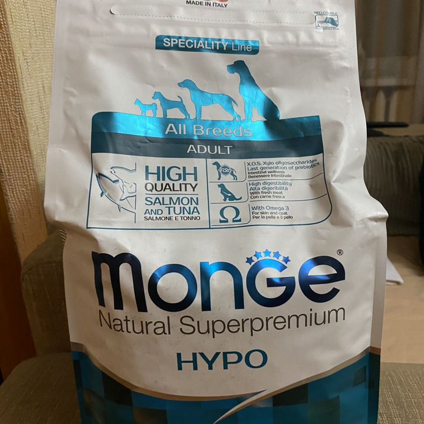 Корм для собак Monge Hypo