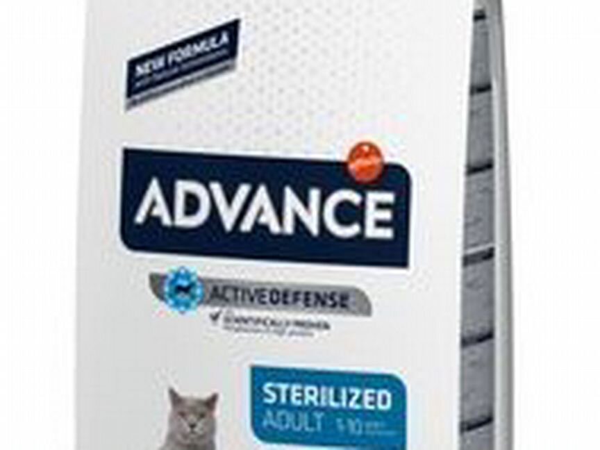 Корм Advance для стерилиз кошек, с индейкой, 15 кг