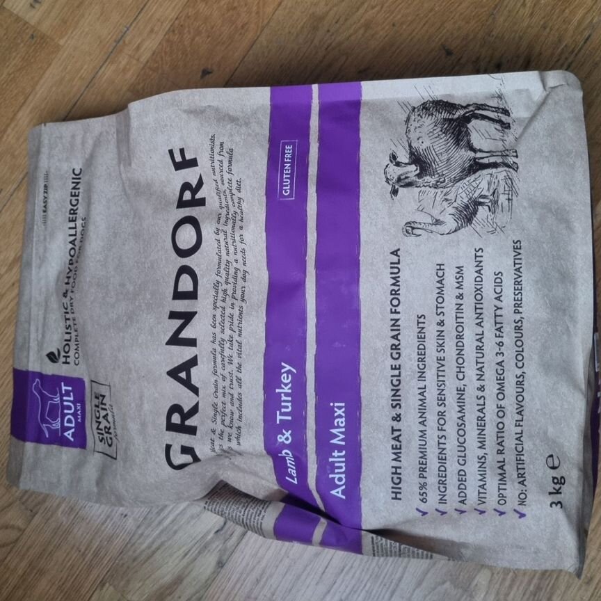 Корм для собак grandorf 3 кг