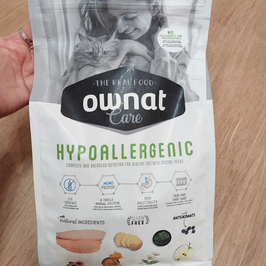 Гипоаллергенный корм Ownat