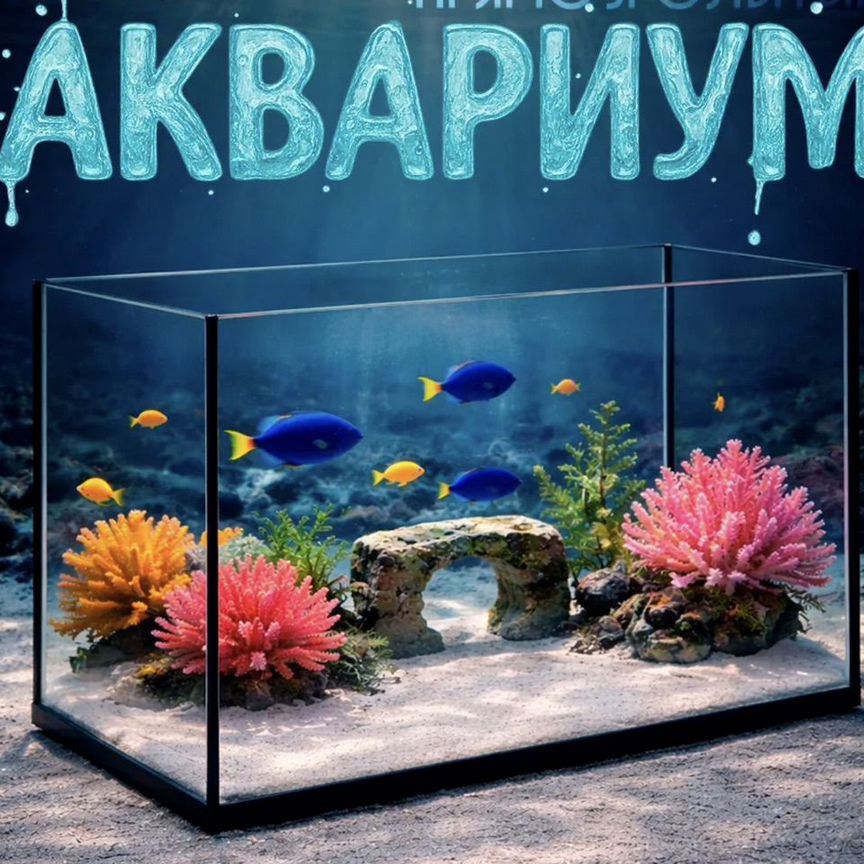 Аквариум прямоугольный 50 л