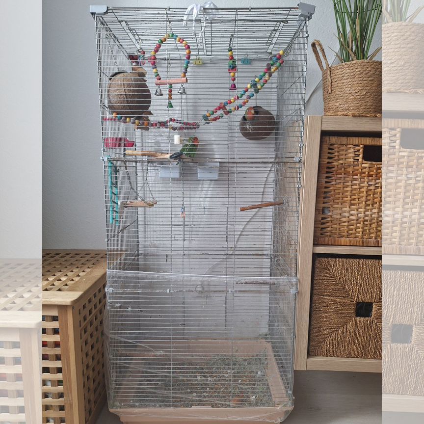 Клетка для попугая большая