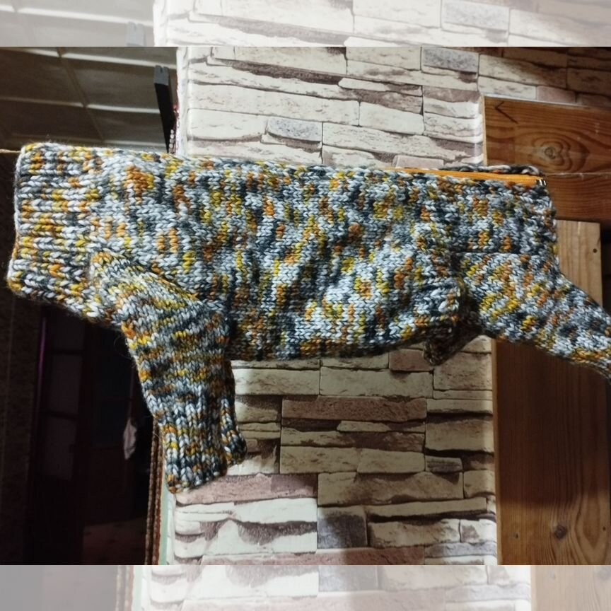 Вязаный комбинезон