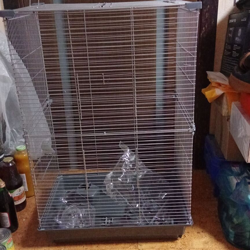 Клетка для птиц двухярусная