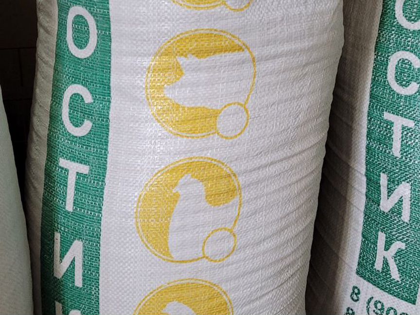 Полнорационный комбикорм для несушек Ростик 40кг