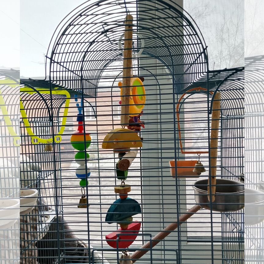 Клетка для попугая большая бу