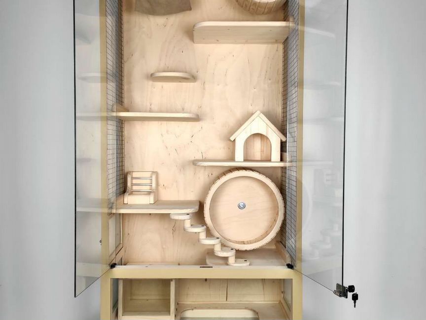 Витрина вольер для шиншилл