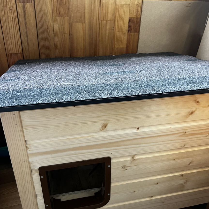 Будка для кошки зимняя