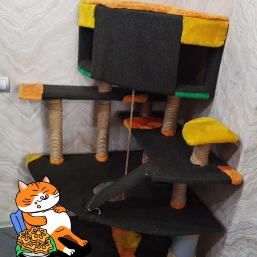 Домик для кошки с когтеточкой бу
