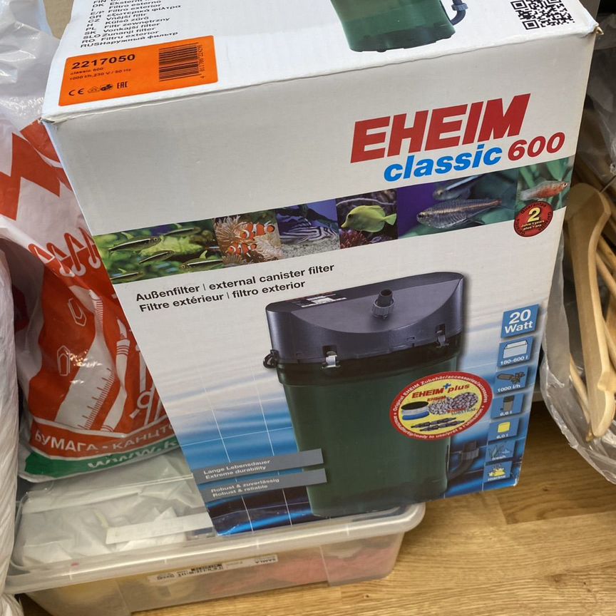 Фильтр для аквариума внешний Eheim Classic 600