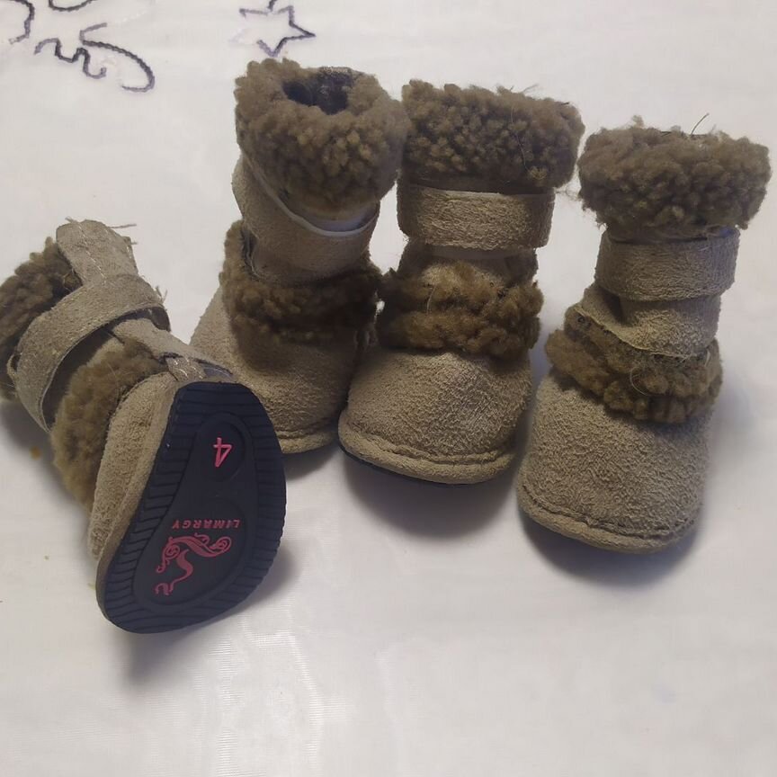 Ботинки Угги для собак (размер 2 и 4)