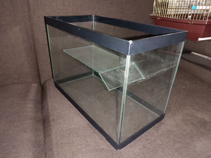 Аквариум с островком