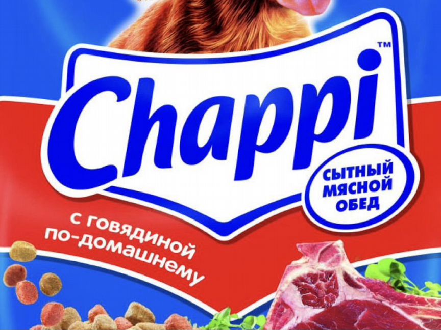 Корм для собак chappi 900 гр