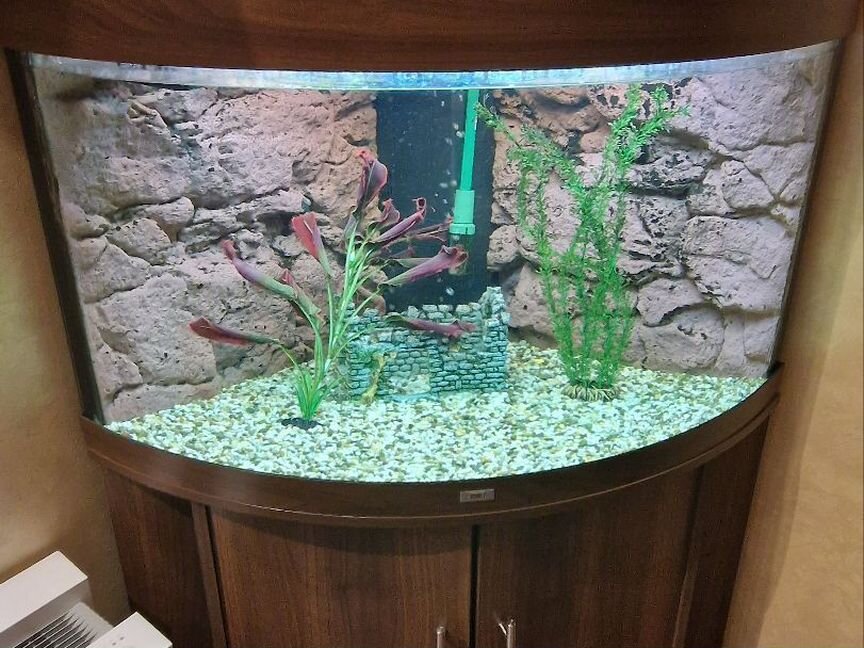 Аквариум с тумбой бу