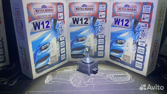 Светодиодные Японские LED лампы D1S Mitsumoro купить в Москве Mitsumoro ...