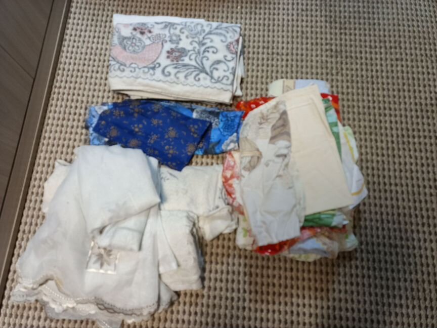 Ветошь постельное белье, тюль, скатерть и пр