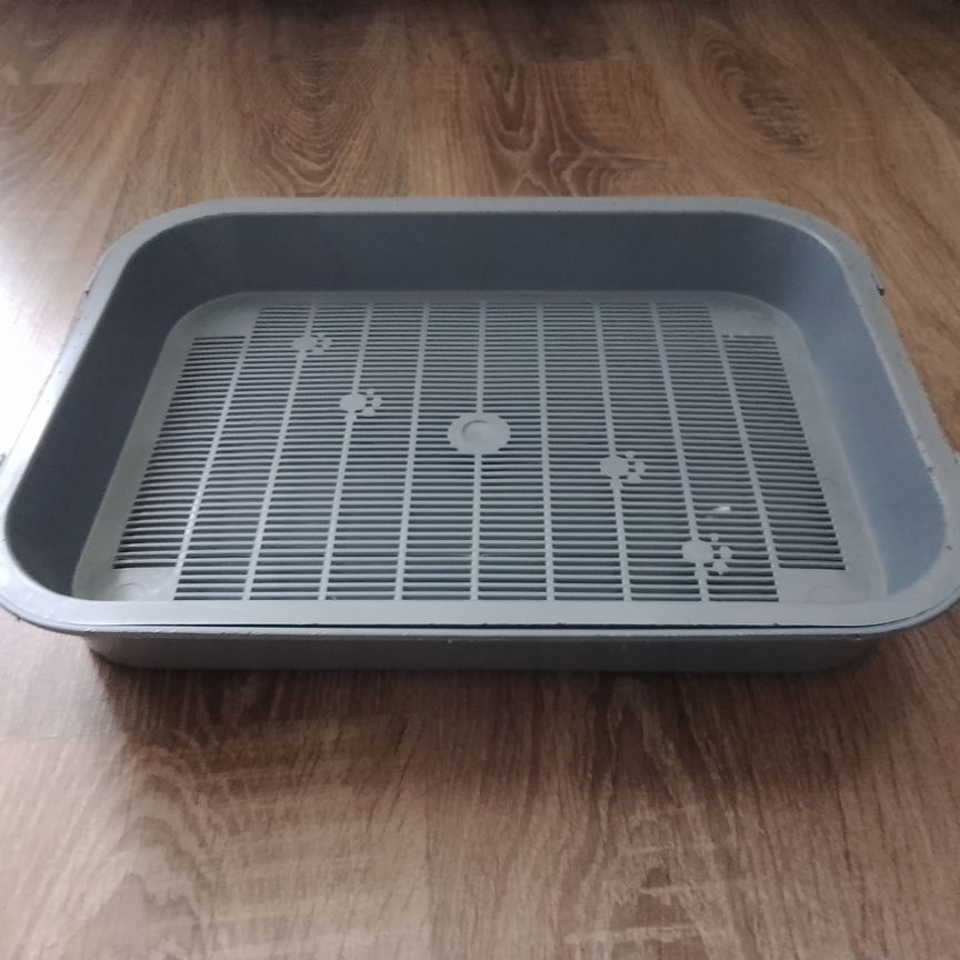 Лоток для кошек или малых пород собак(серый)