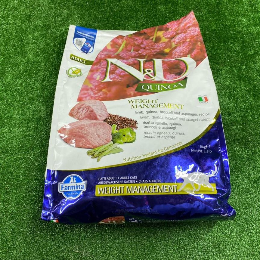 Farmina N&D Quinoa для кошек 5 кг